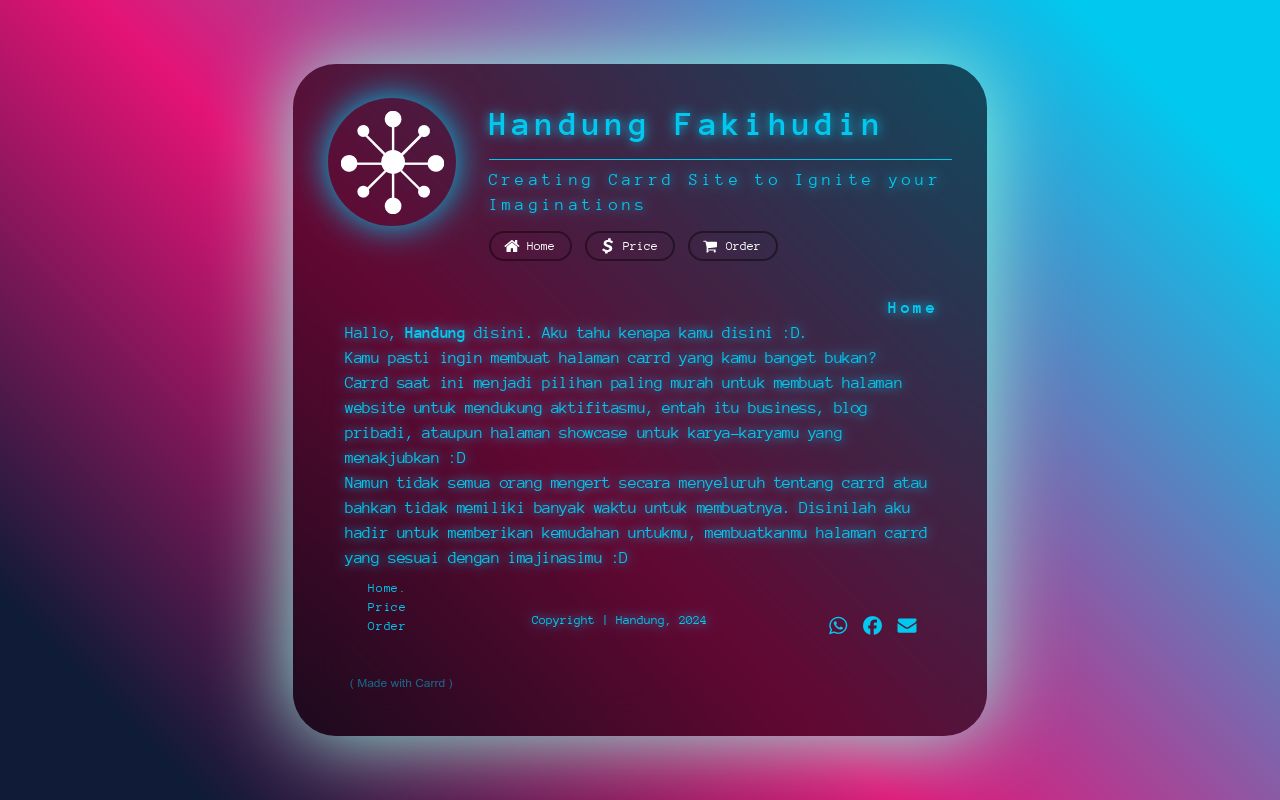 Handug | Carrd Comission